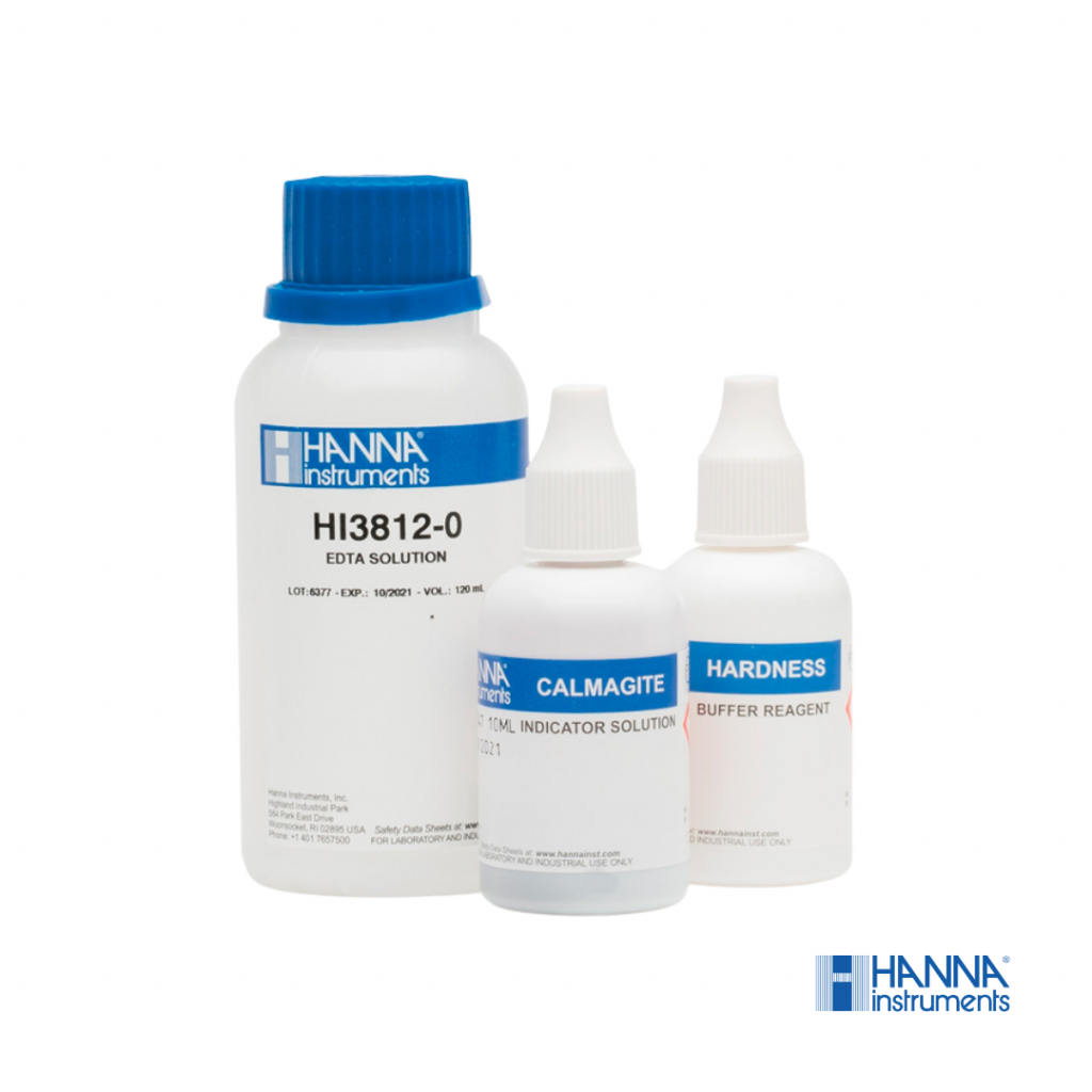 KIT DE PRUEBA DE DUREZA TOTAL HI3812 | Matraz.pe